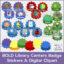 Library Centers Digital Badges and Printable Stickers | Mrs. J in the ...