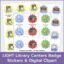 Library Centers Digital Badges and Printable Stickers | Mrs. J in the ...