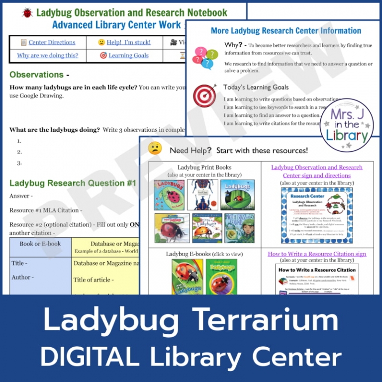 Bird Watching and Research Library Center (Printable) | Mrs. J in the ...