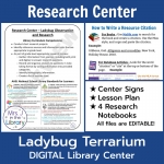 Ladybugs Research DIGITAL Library Center | Mrs. J in the Library