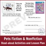 Pets Theme Fiction & Nonfiction Read-aloud and Research Unit | Mrs. J ...