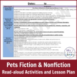 Pets Theme Fiction & Nonfiction Read-aloud and Research Unit | Mrs. J ...