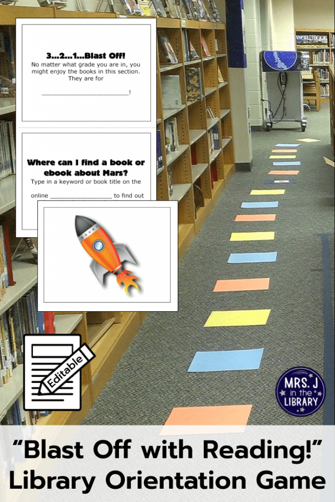 Outer Space Theme Library Orientation Life-Size Board Game | Mrs. J in ...