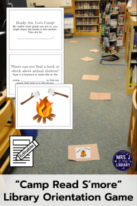 Camping Theme Library Orientation Life-Size Board Game - Mrs. J in the ...