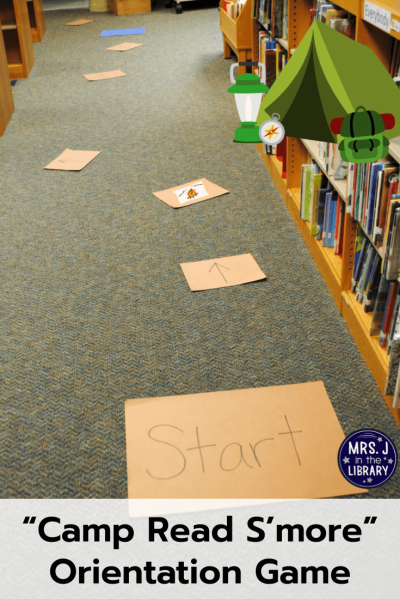 Camping Theme Library Orientation Life-Size Board Game - Mrs. J in the ...
