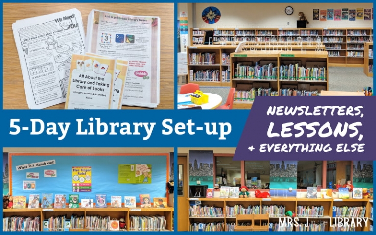 Days 3, 4, and 5 of Library Set-up in 5 Days | Mrs. J in the Library