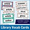 Superhero Theme Library Word Wall & Vocabulary Cards | Mrs. J in the ...