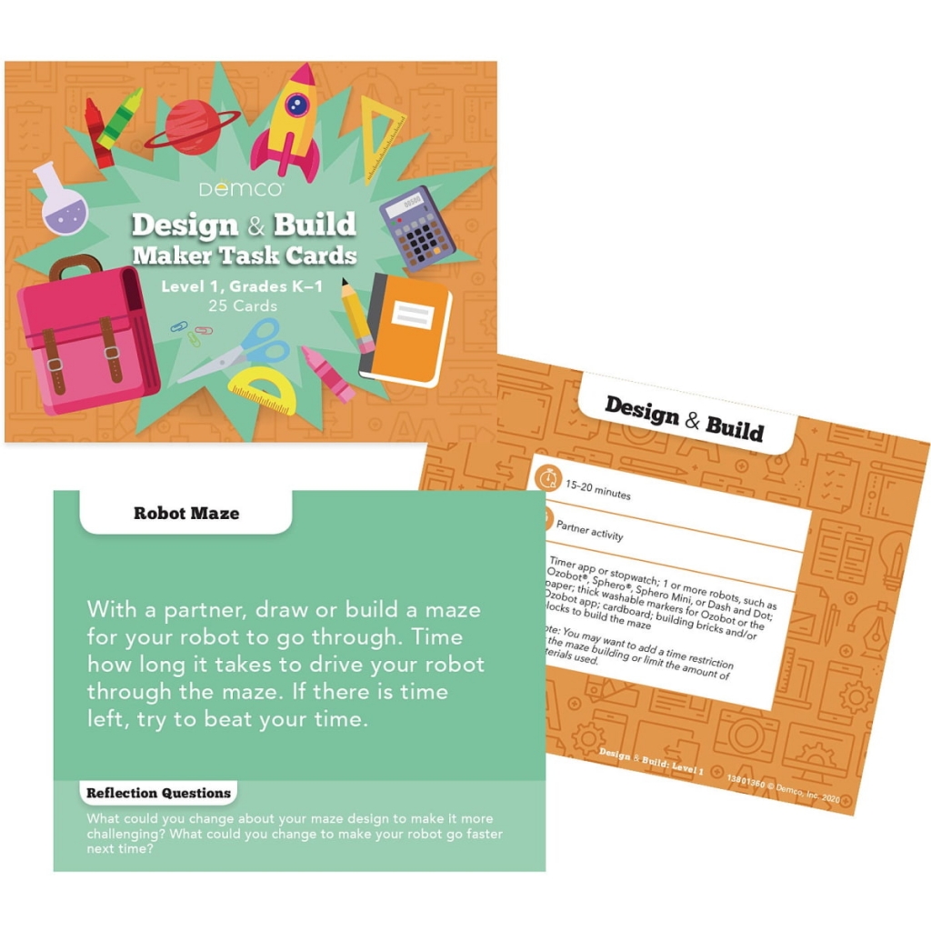 Demco® Maker Task Cards - Design & Build | Mrs. J in the Library