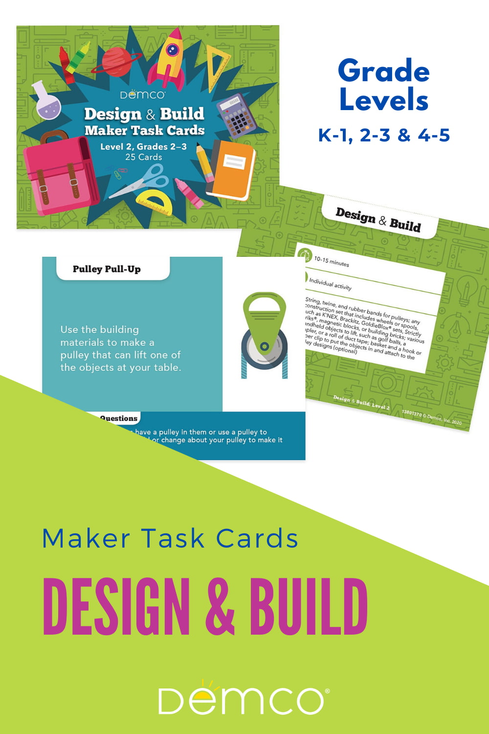 Demco® Maker Task Cards - Design & Build | Mrs. J in the Library