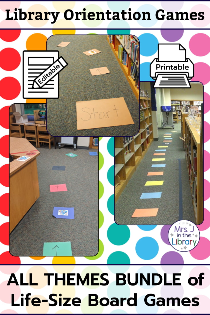 Library Orientation Games BUNDLE | Mrs. J in the Library