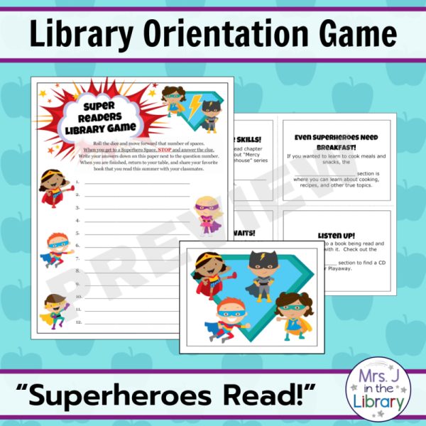 Get Moving & Have Fun with Library Orientation Games | Mrs. J in the ...