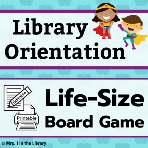 Superhero Theme Library Orientation Life-Size Board Game | Mrs. J in ...