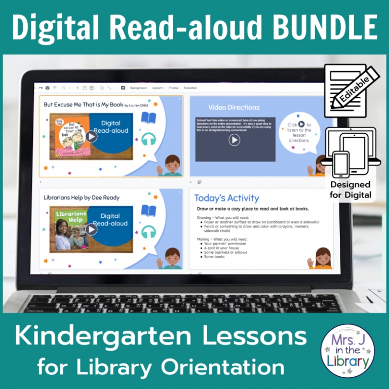 10 Virtual Library Activities for Students to Do at Home | Mrs. J in ...
