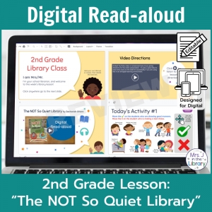"Zig and Wikki" Digital Read-aloud Lesson - Mrs. J in the Library