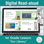 Primary Graphic Novels Digital Read-aloud BUNDLE | Mrs. J in the Library