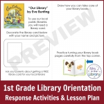 1st Grade Library Orientation Read-aloud Unit | Mrs. J in the Library