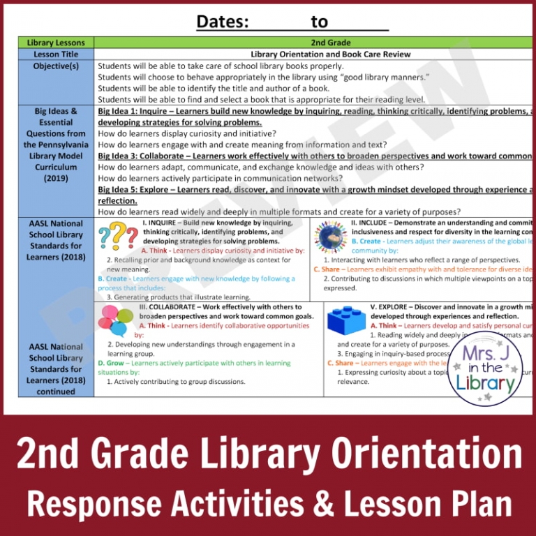 2nd Grade Library Orientation Read-aloud Unit | Mrs. J in the Library