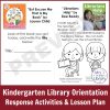 Kindergarten Library Orientation Read-aloud Unit | Mrs. J in the Library