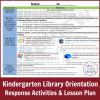 Kindergarten Library Orientation Read-aloud Unit | Mrs. J in the Library