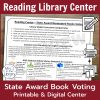 State Award Book Voting Library Center | Mrs. J in the Library