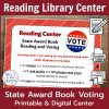 State Award Book Voting Library Center | Mrs. J in the Library
