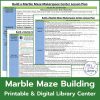 Marble Maze Building Makerspace Center | Mrs. J in the Library