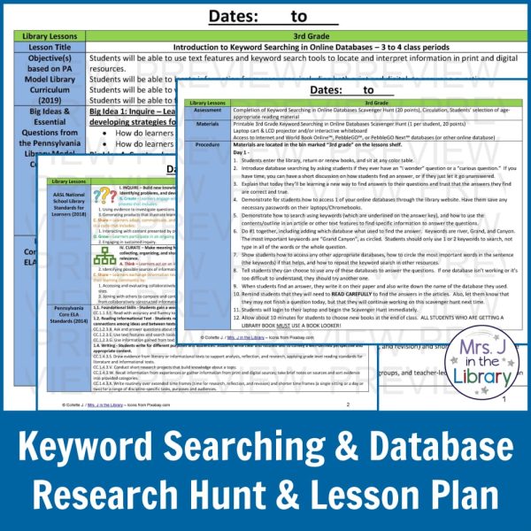 Beginner Research Database Scavenger Hunt (Digital) | Mrs. J in the Library