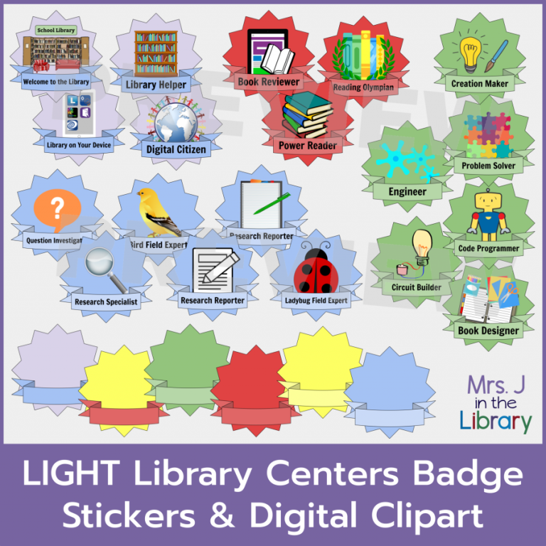 Printable Menu or Tracker Booklets for Library Centers Management | Mrs ...