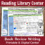 Online Book Review Writing Printable & Digital Library Center | Mrs. J ...