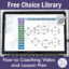 Free Choice Library Class: How-to Video & Lesson Plan | Mrs. J in the ...
