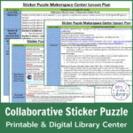Collaborative Sticker Puzzle Makerspace Library Center | Mrs. J in the ...