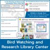 Bird Watching and Research Library Center (Digital) | Mrs. J in the Library