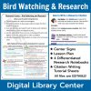 Bird Watching and Research Library Center (Digital) | Mrs. J in the Library