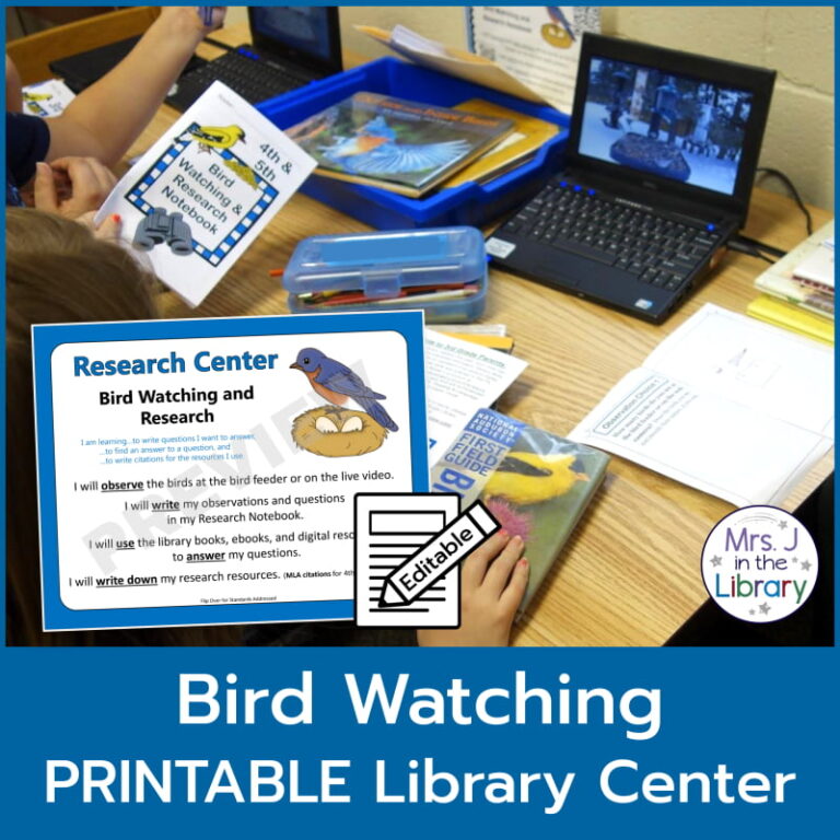 Library Centers Digital Badges and Printable Stickers | Mrs. J in the ...