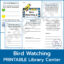 Bird Watching and Research Library Center (Printable) | Mrs. J in the ...