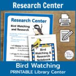 Bird Watching and Research Library Center (Printable) | Mrs. J in the ...