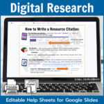 Citation Writing Help Sheets &amp; Poster for Student Research | Mrs. J in ...