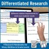 Differentiated Research Notebooks & Lesson Plan for Google Docs | Mrs ...