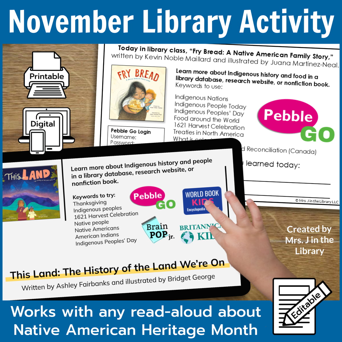 Native American Heritage Month & Thanksgiving: One-Class Research ...